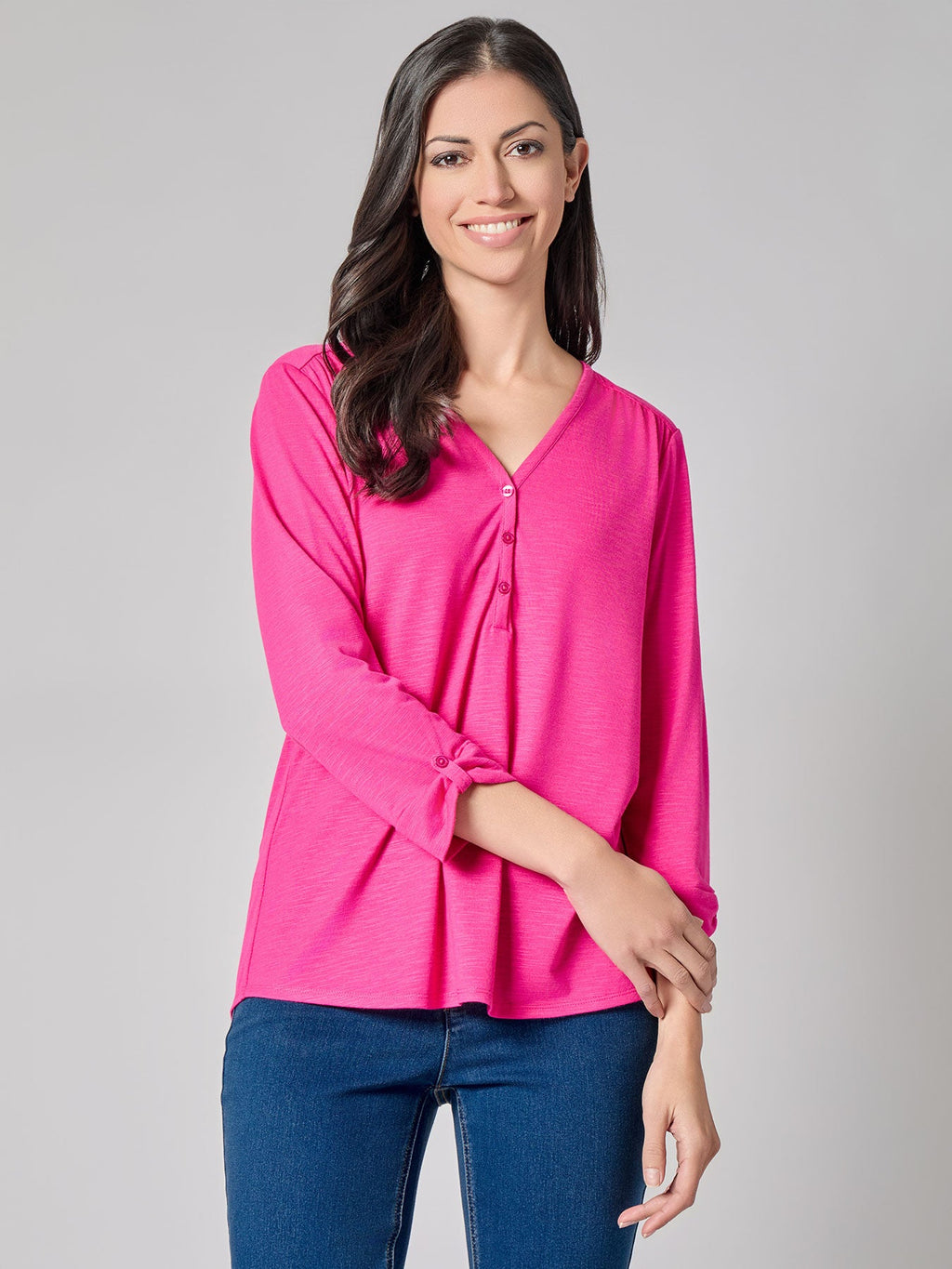 Y-Neck Blouse – meison