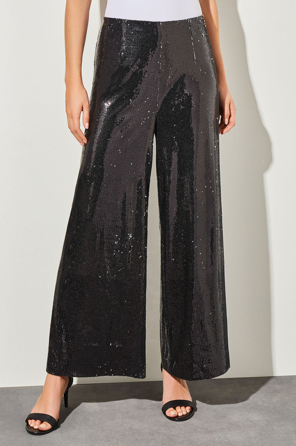 Sequins Wide-Leg Pants – meison