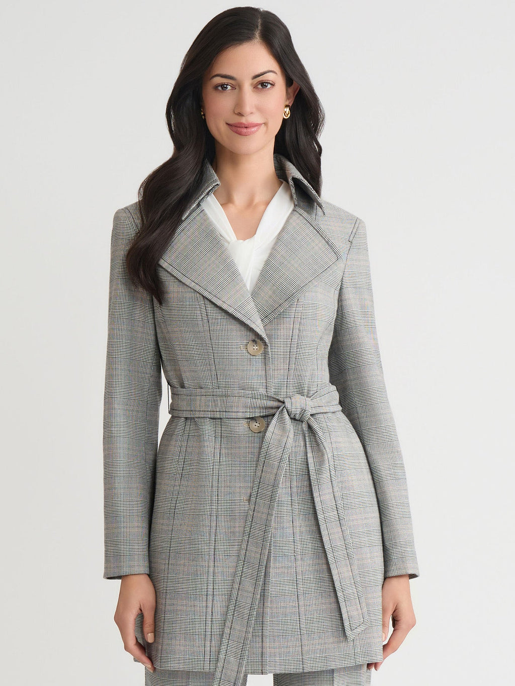 Petite Belted Trench Coat – meison